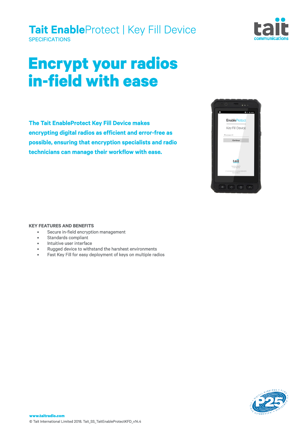 Tait EnableProtect | Alpha Prime Communications